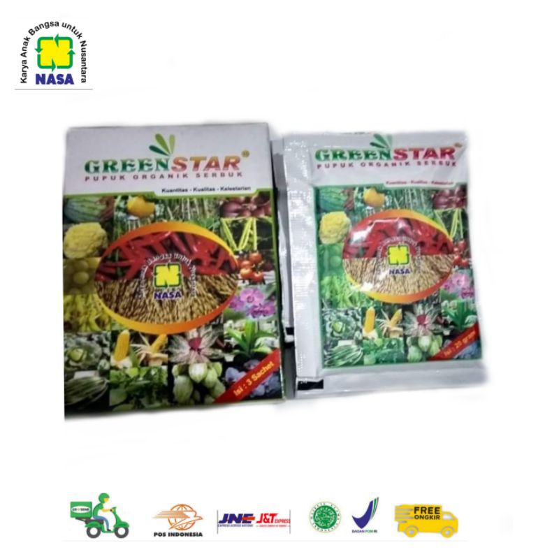 Jual pupuk.greenstar.nasa/untuk segala macam tanaman | Shopee Indonesia