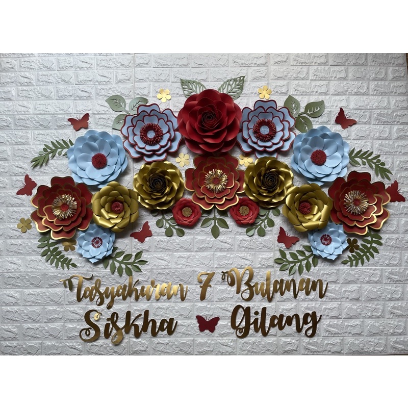 Jual Paper Flower Eksklusif Paket Lamaran Lengkap | Shopee Indonesia