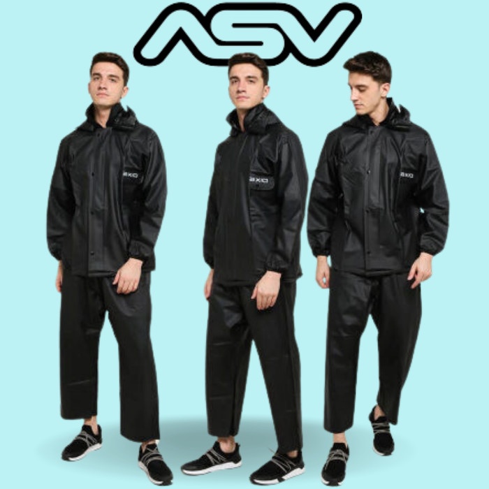 Jual Jas Hujan Mantel ASV Versi 1 Kualitas No.1 Rubber Press Tebal ...