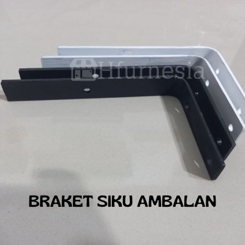 Jual Braket siku rak dinding 1PCS siku besi rak ambalan bracket siku ...