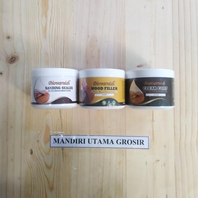 Jual paket finishing kayu pinus jati belanda waterbased biovarnish ...