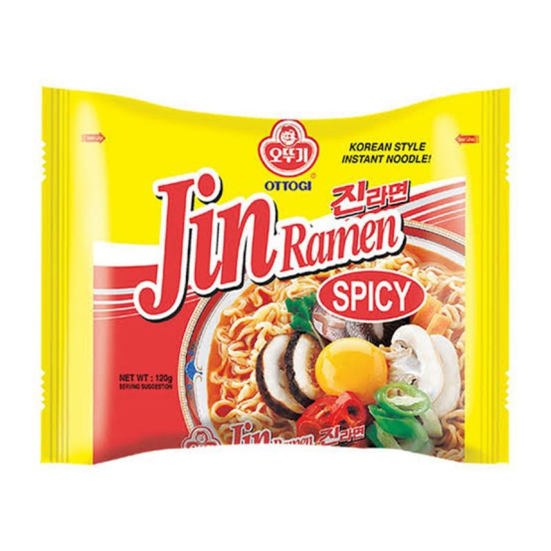 Jual Ottogi Jin SPICY Ramen - Mie Ramyun Pedas ala Korea | Shopee Indonesia
