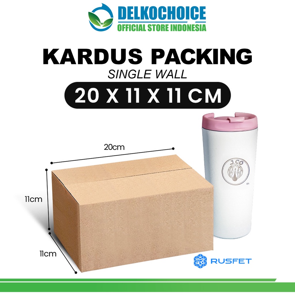 Jual KARDUS PACKING KARTON BOX 20x11x11cm DUS KOTAK PACKAGING POLOS ...