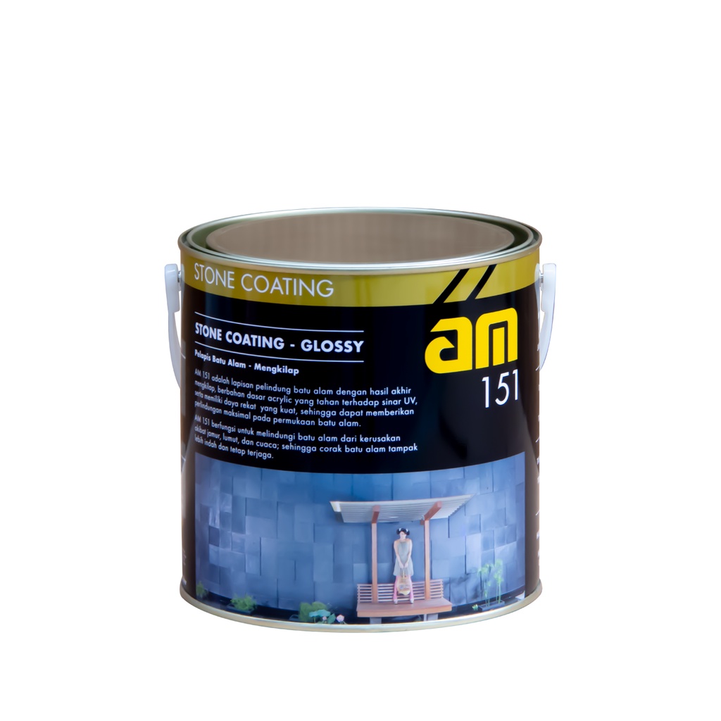 Jual CAT COATING AM 151 STONE CARE GLOSSY 1 LITER | Pengkilap Batu Alam ...