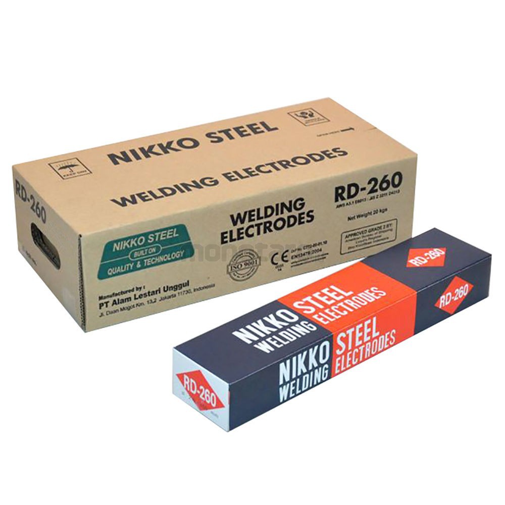 Jual Kawat Las Elektroda 2,6 X 350 mm - RD-260 Eceran Per Kg - NIKKO STEEL | Shopee Indonesia
