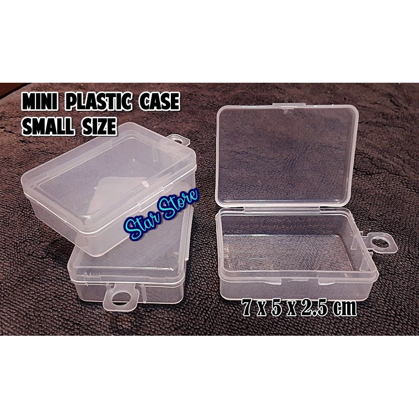 Jual Mini Plastic Case Box / Kotak Mini Plastik Kecil 7 x 5 x 2.5 cm ...