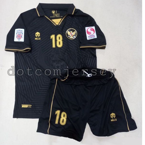 Jual jersey timnas indonesia third hitam | Shopee Indonesia