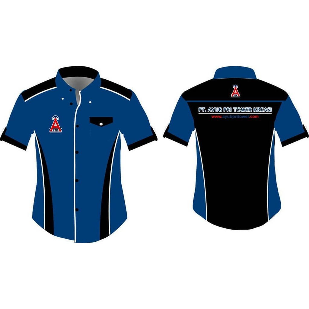 Jual Buat Kemeja Seragam Bordir Costum / Kemeja Seragam Karyawan ...