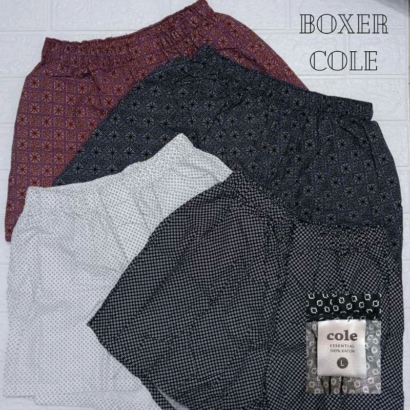 Jual Celana kolor Cole | Cole brand matahari / Boxer Pria Cole | Shopee ...