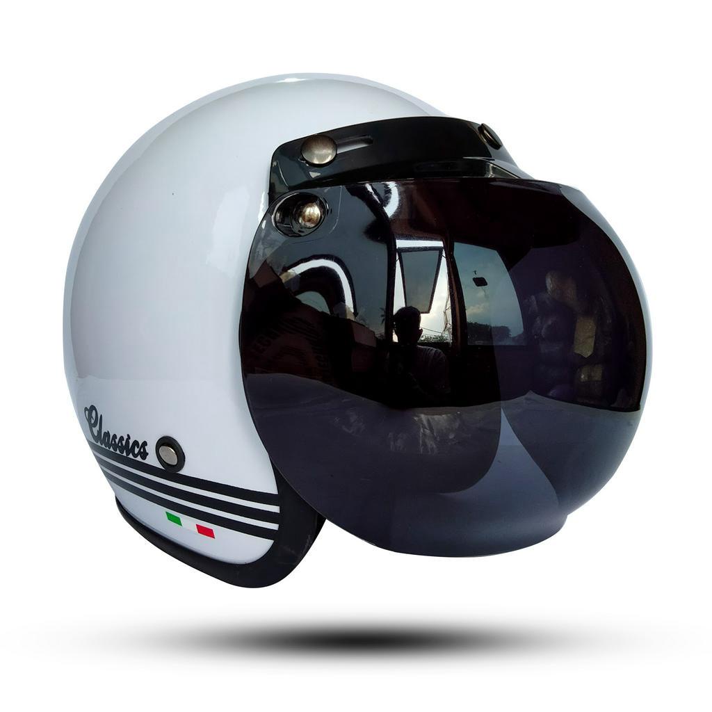 Jual Helm Bogo Classic Full Leher / Helm Untuk Pria Dan Wanita Dewasa ...