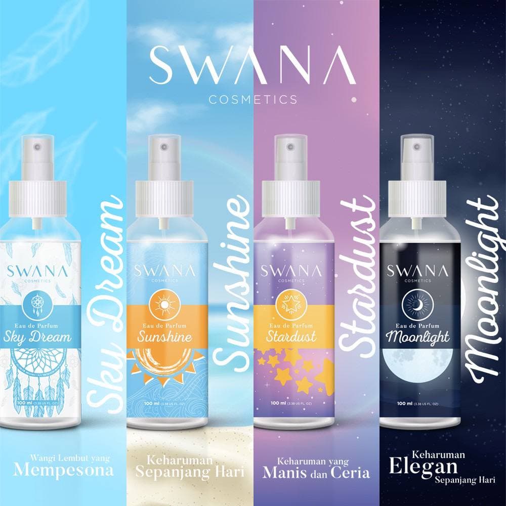 Jual [100ML] SWANA EAU DE PARFUM / PARFUM SWANA COSMETICS / PARFUME ...