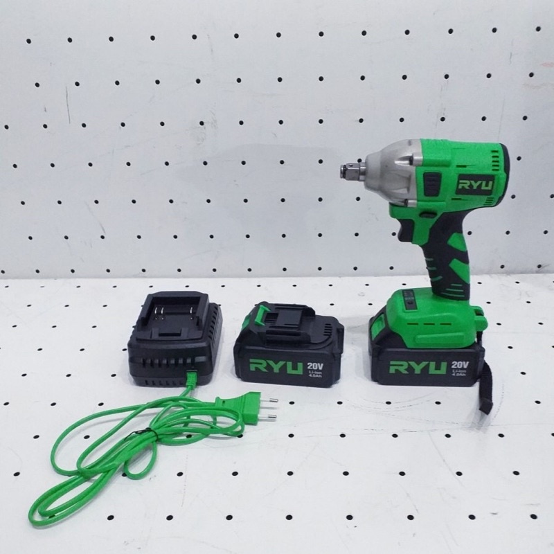 Jual TEKIRO RYU IMPACT WRENCH CORDLESS 20 V RYU RCW20V Mesin Impact ...