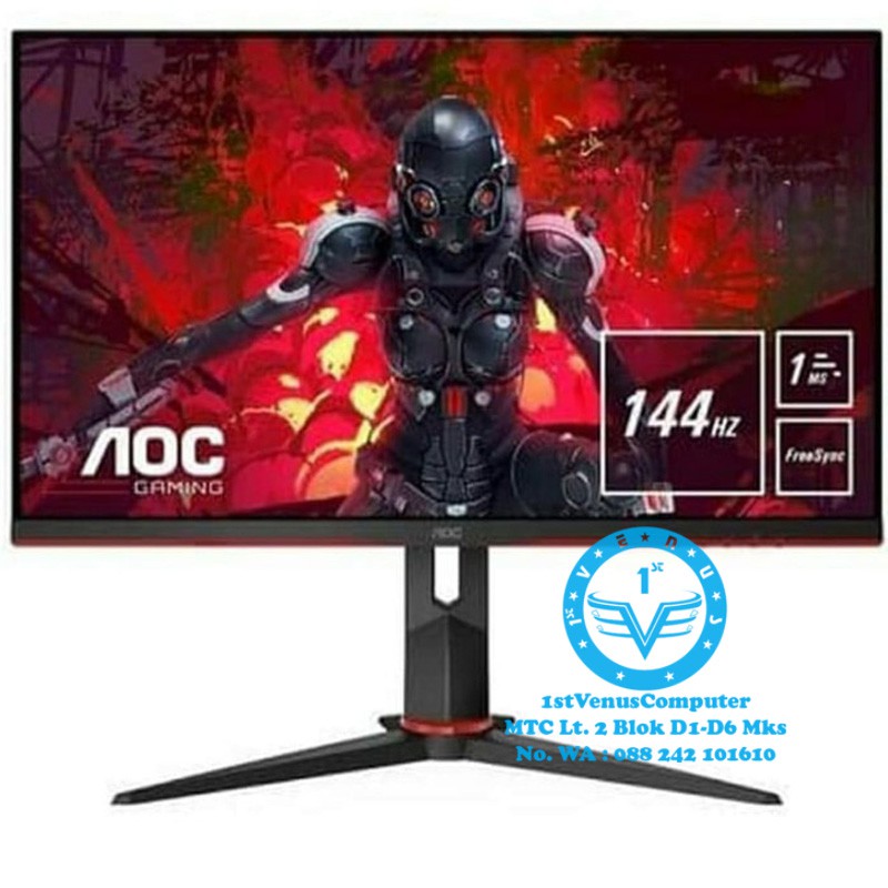 Jual MONITOR GAMING AOC 24" 24G2E 144Hz IPS / LED AOC 24G2E / MON12-AOC ...