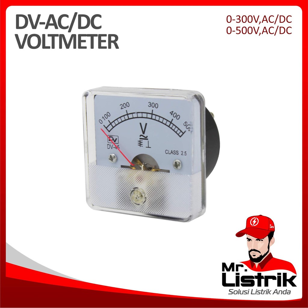 Jual AC/DC VOLTMETER DV-65V 0-300V | Shopee Indonesia