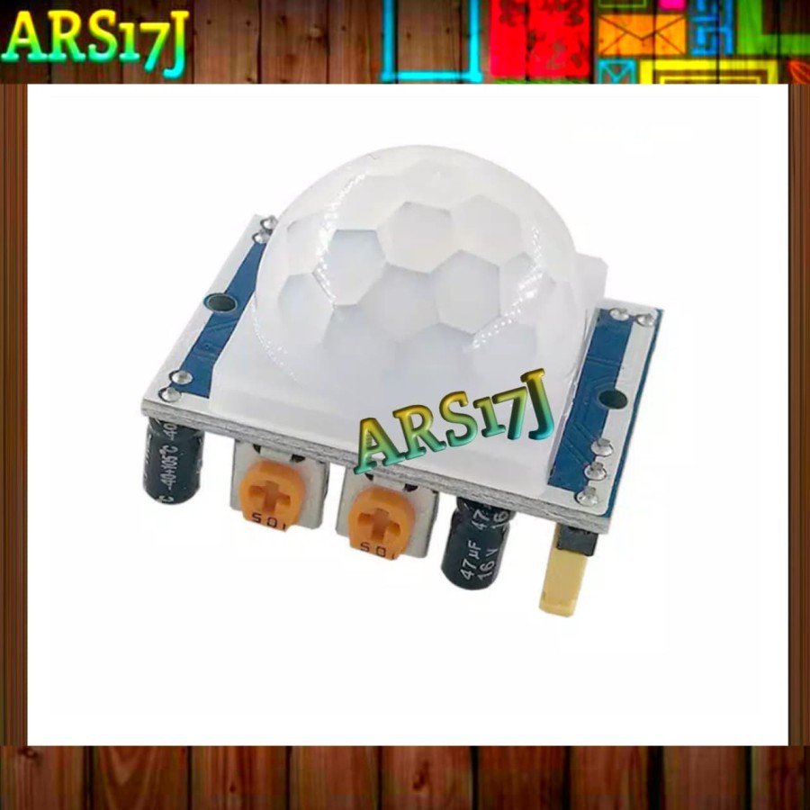 Jual sr501 Modul Detektor Sensor Gerak IR Pyroelectric Infrared HC ...