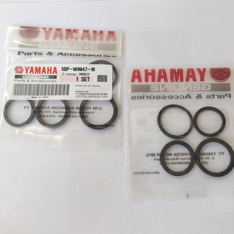 Jual 5BP-W0047-10 CALIPER SEAL KIT Seal oring kaliper komplit RXKING Scorpio original | Shopee ...