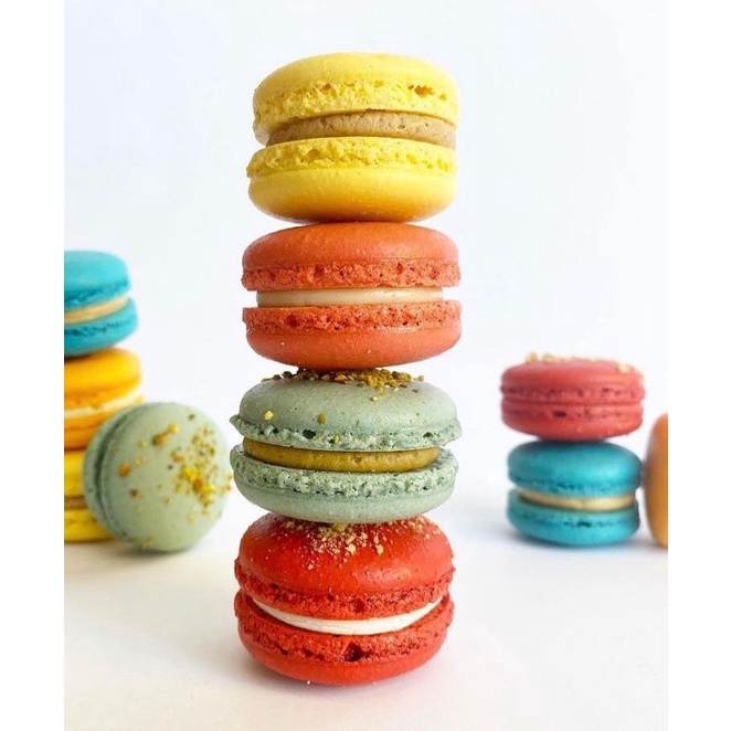 Jual BABY MACARON BISKUIT KHAS FRANCIS DENGAN CREAM MANIS LEMBUT ...