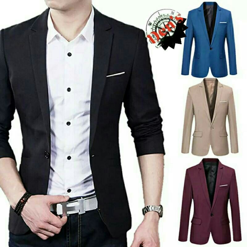Jual JAS PREMIUM BERGARANSI, BLAZER PRIA,JAS FORMAL,JAS RESMI, | Shopee ...