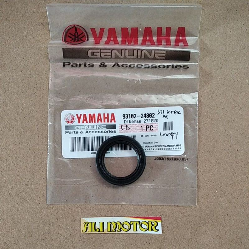 Jual Sil seal kruk as kiri nmax new aerox 155 Lexi 125 93102-24802 ori YAMAHA | Shopee Indonesia