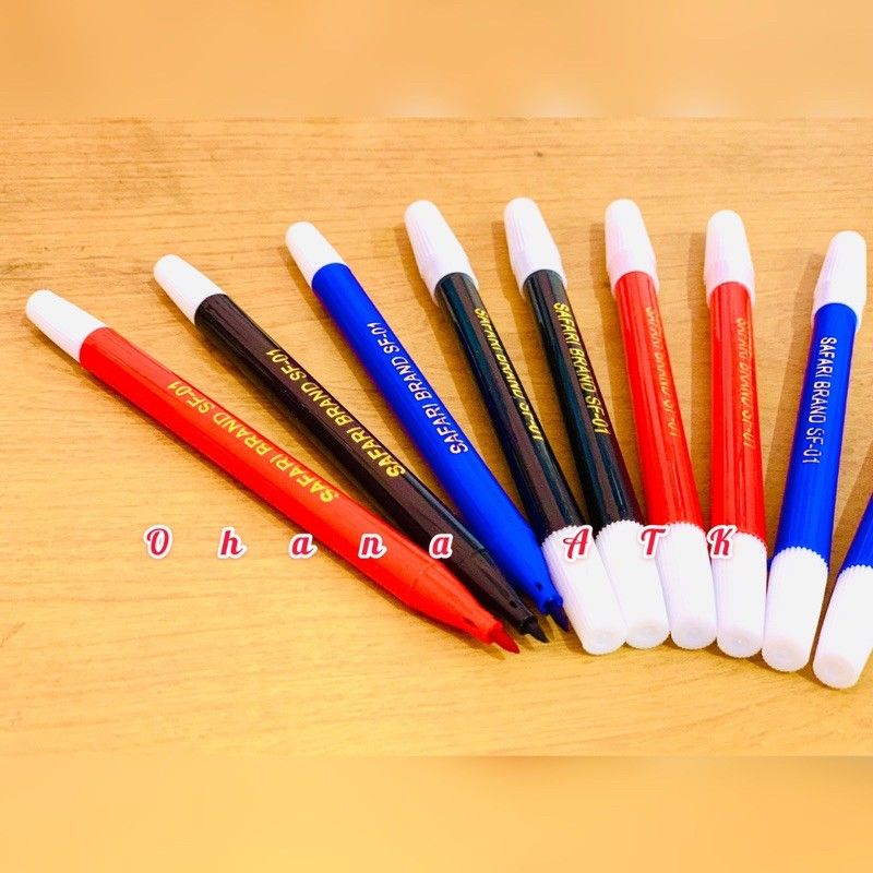Jual Spidol hitam / biru / merah merk safari | Shopee Indonesia