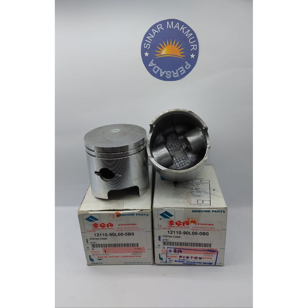 Jual PISTON (12110-90L00-0B0) MESIN TEMPEL SUZUKI 15 PK 2 TAK ORI/ASLI ...