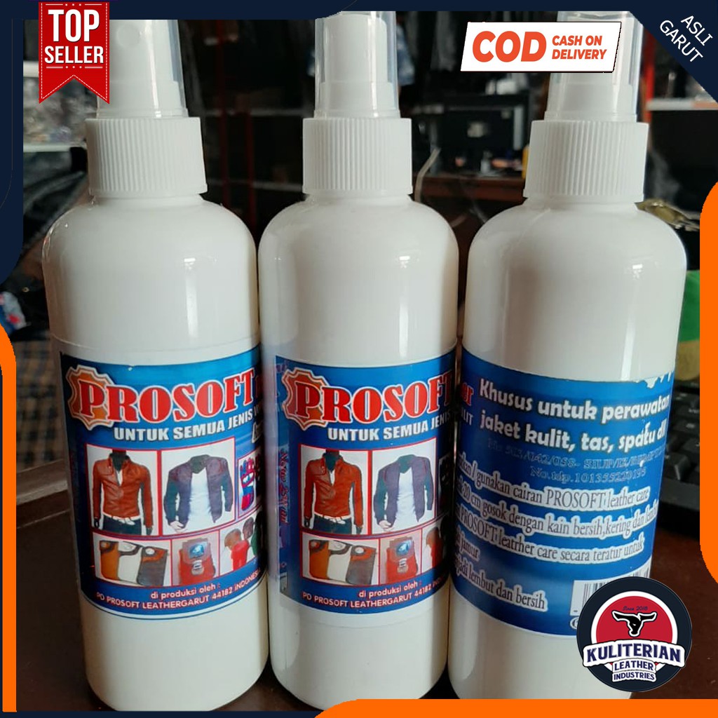 Jual Prosof - Obat Jaket Kulit Cairan Perawatan Barang Berbahan Kulit ...