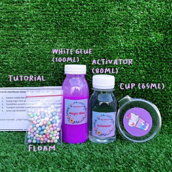 Jual (HARGA SPESIAL) SLIME KIT TOFU UNICORN MINI/SLIME KIT MURAH/SLIME ...
