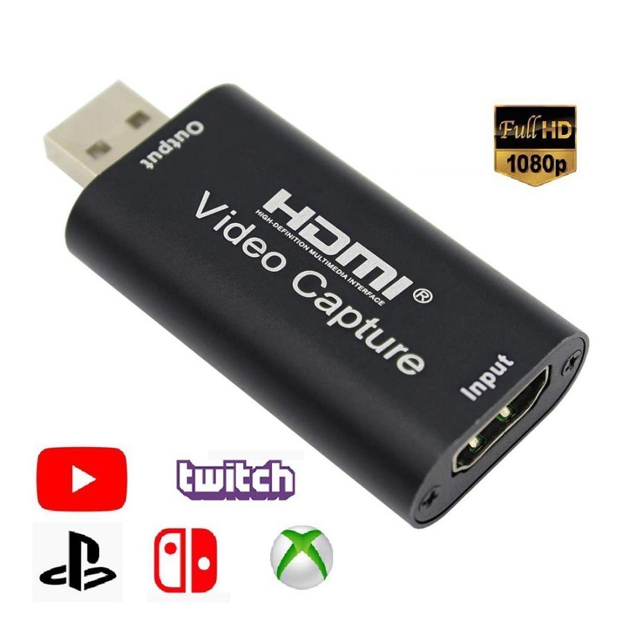 Jual VIDEO CAPTURE hdmi to USB HDMI Video Capture USB support Full HD ...