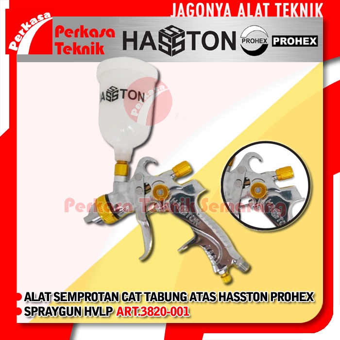 Jual HASSTON 3820-001 Spraygun HVLP 2 Tabung Spray Gun Spet Cat Semprot ...