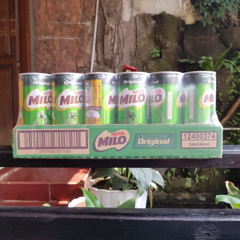 Jual Milo Susu UHT Kaleng Original 1 Karton (24 x 240 ml) | Shopee ...