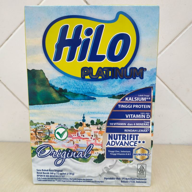 Jual Hilo Platinum Original 360 g ( 12 Sachet ) | Shopee Indonesia