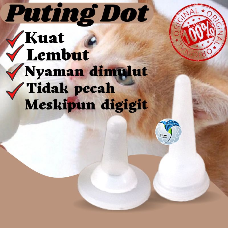 Jual Dot Kucing Dot Hewan Puting Nipple Lancip Refiil Dot Kucing ...