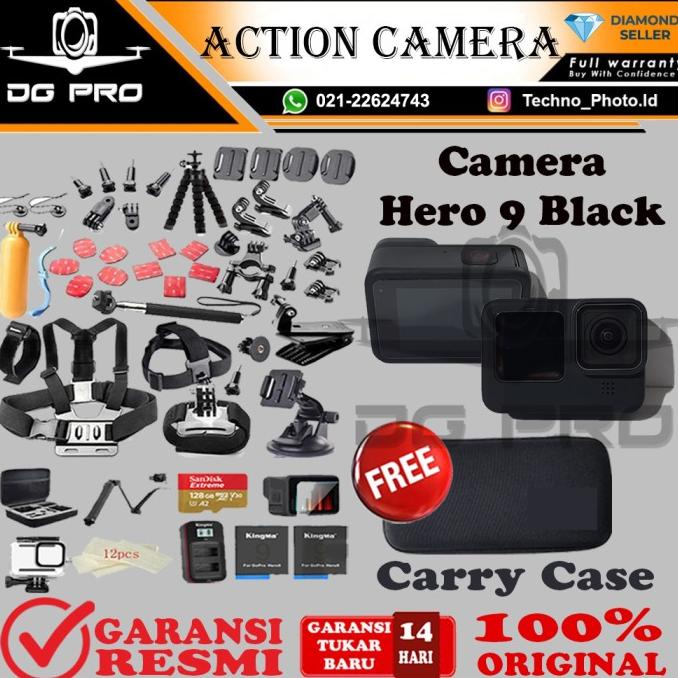 Jual Ssn Komputer - Gopro Hero9 Black 5K - Go Pro Hero 9 - Ultra Smooth Paket Komplit Tam ...