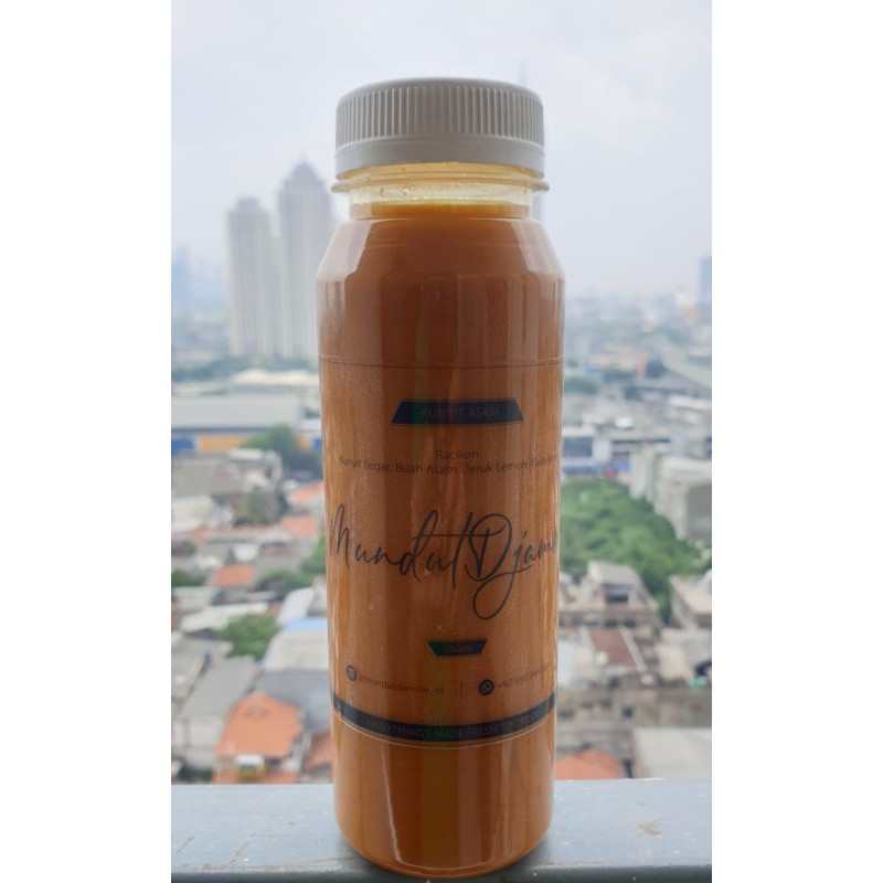 Jual Mundut Djamoe - Jamu Tradisional Kunyit Asam / Kunir Asem (250 ml ...