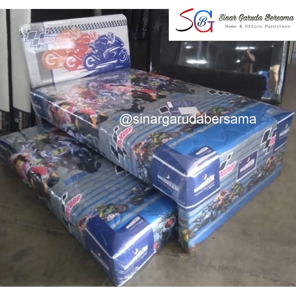 Jual SPRING BED ANAK COWOK BIGDREAM BY BIGLAND KARAKTER MOTO GP ...