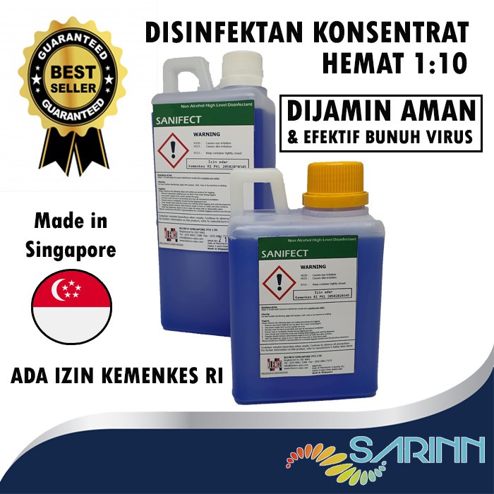 Jual DISINFEKTAN SPRAY DESINFEKTAN DISINFECTANT KONSENTRAT HEMAT IZIN ...