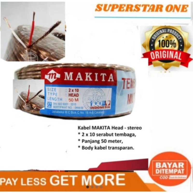 Jual Kabel head stereo kabel isi 3 kabel input stereo kabel rca isi 3 ...