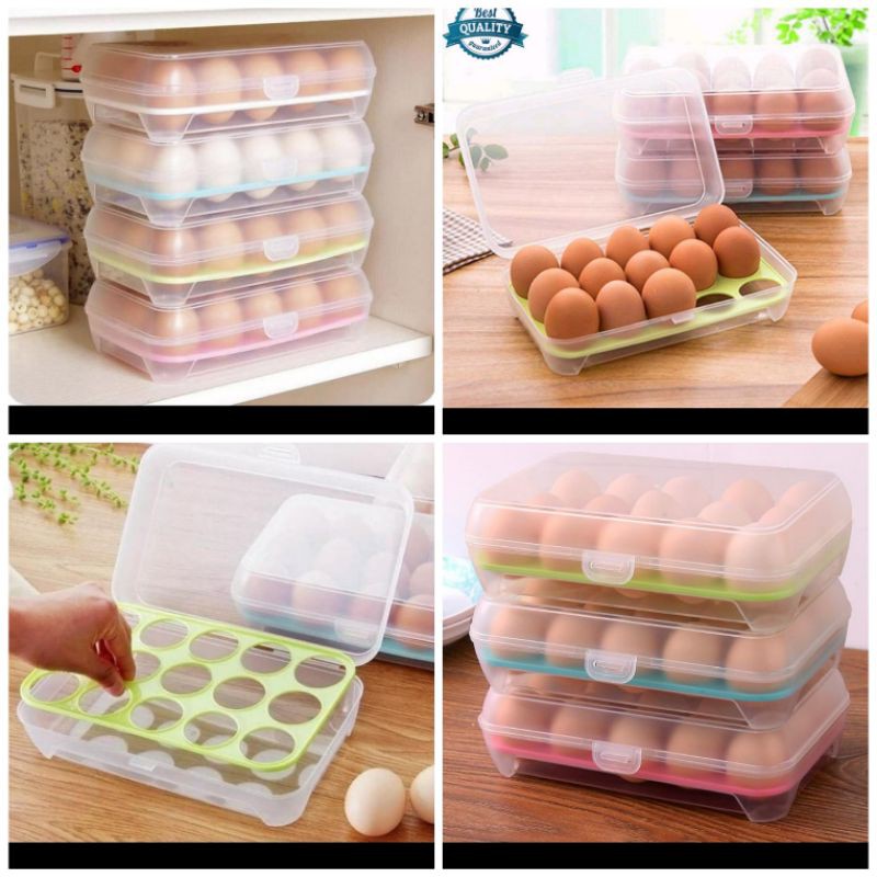 Jual tempat telur 15 lubang/wadah box telor | Shopee Indonesia