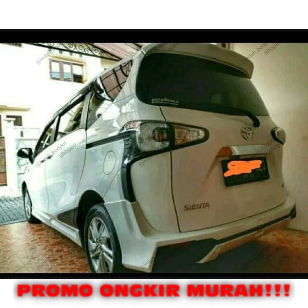Jual AKSESORISE MOBIL BODYKIT TOYOTA SIENTA MODELISTA+SPOILER | Shopee ...