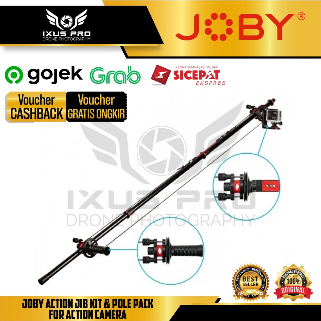 Jual Joby Action Jib Kit & Pole Pack for Action Camera | Shopee Indonesia