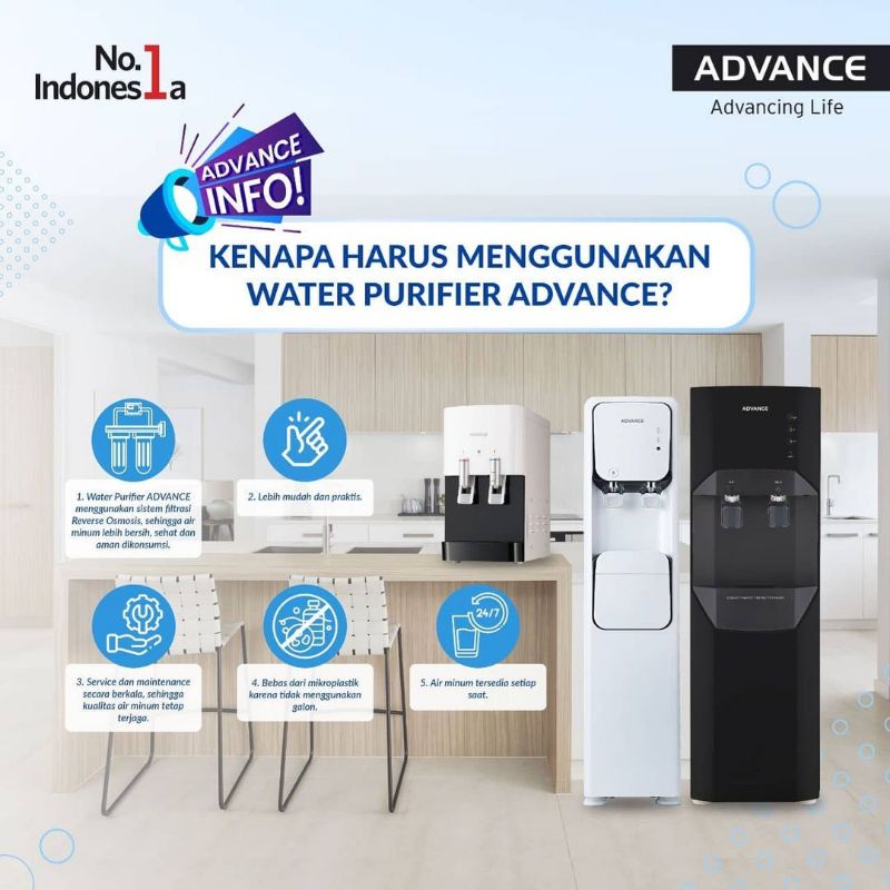 Jual ADVANCE REVERSE OSMOSIS ALLEGRO SERIES - DISPENSER AIR MINUM ...