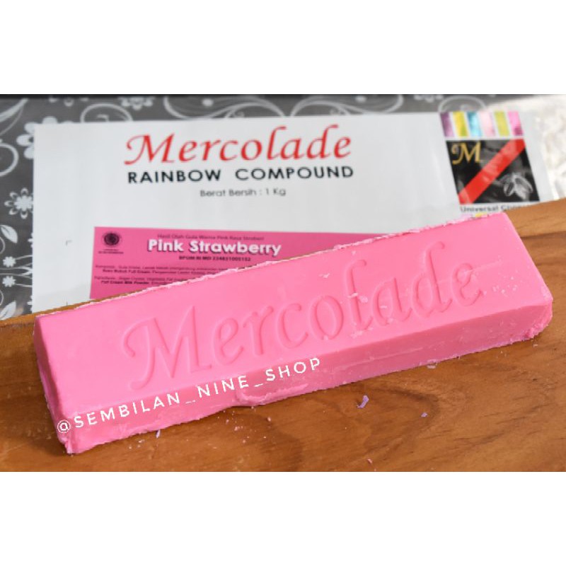 Jual MERCOLADE Chocolate RAINBOW Compound Cokelat Coklat Batang Warna ...