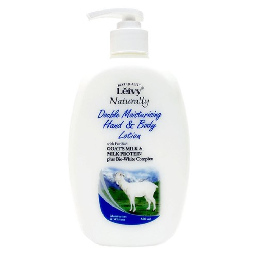 Jual Leivy hand & body lotion pump 500ml Goats Milk (hbl) / body lotion ...