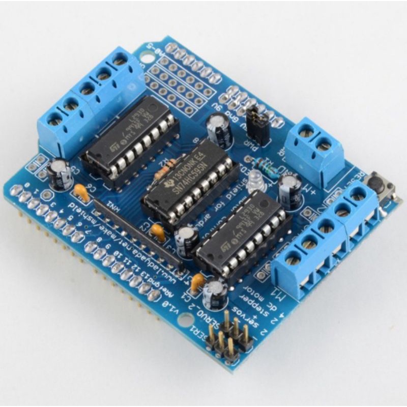 Jual Arduino Motor Shield L293D Motor DC Dinamo Driver Servo Stepper Driver Arduino Shield CNC ...