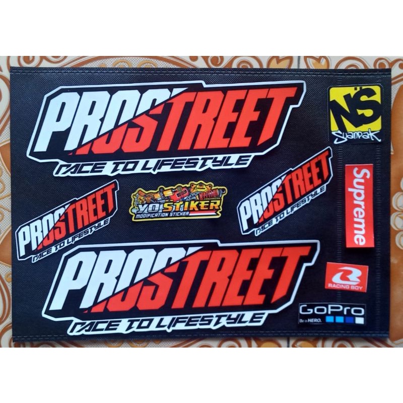 Jual Stiker Striping Prostreet ukuran 25x8 cm | Shopee Indonesia