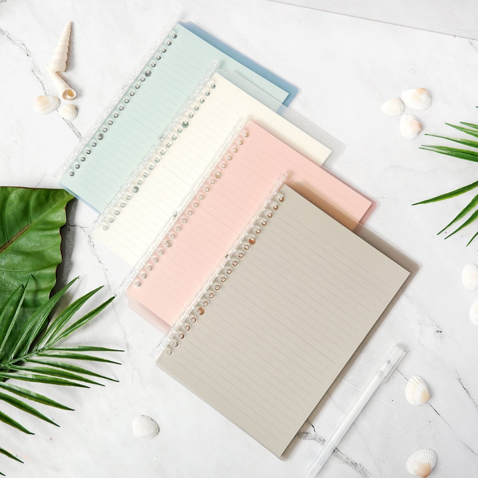 Jual Slim File Binder Notebook - Map Binder Transparant B5 Bisa ...