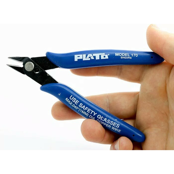 Jual TANG POTONG PLATO 170 WIRE CUTTER MICRO NIPPER WITH SOFT SPRING 5 INCH | Shopee Indonesia