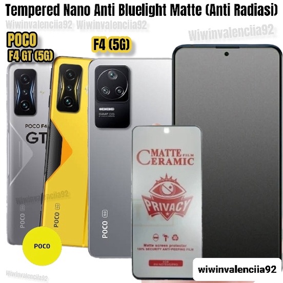Jual Tempered Nano Anti SPY Matte Doff (PRIVACY) Xiaomi POCO X7 Pro X6 X5 5G X5Pro F6 F5 F4 F4GT ...