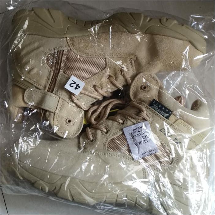 Jual SEPATU DELTA TACTICAL ARMY 6" WARNA SAND HITAM - DELTA 86 "FREE ...
