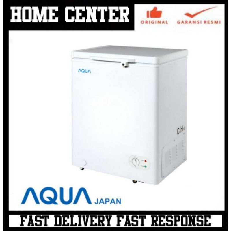 Jual AQUA JAPAN AQF100W CHEST FREEZER AQUA 100 LITER AQF 100 W | Shopee ...